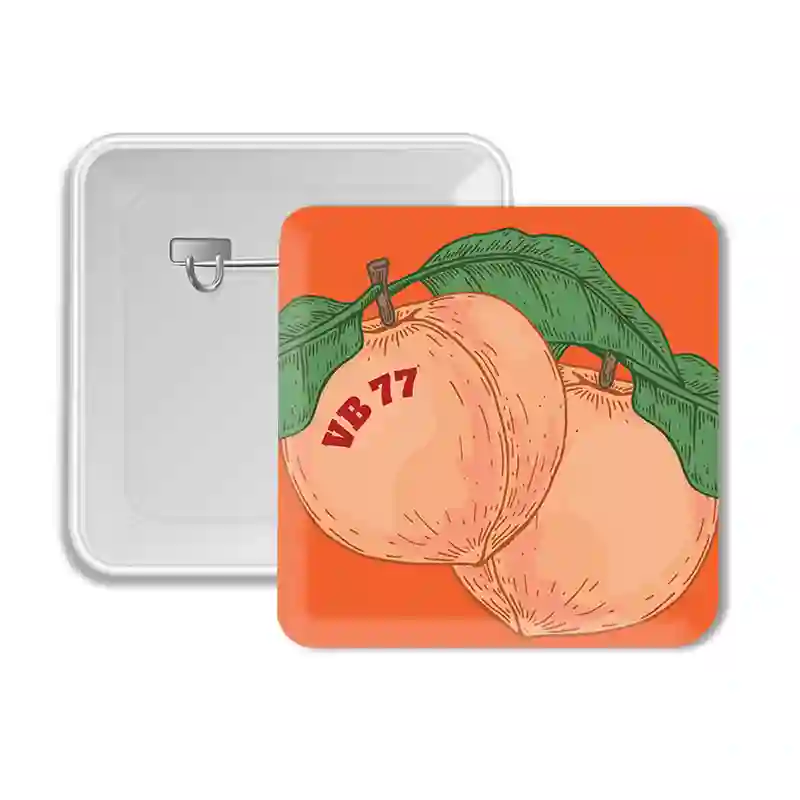 VB77 - Pin-back Button Badge - Projekt Podium X Dot Badges - Dot Badges