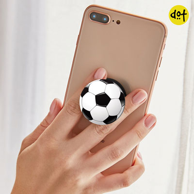 Football - Dot Socket - Mobile Grip Holder - Dot Badges