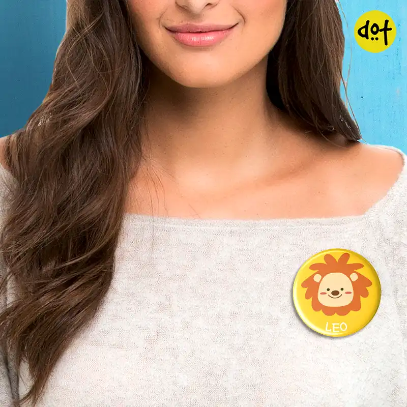 Zodiac Signs - Dot Badges