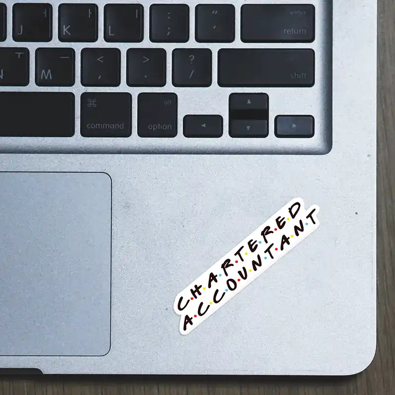 Chartered Accountant - Laptop Sticker - Dot Badges
