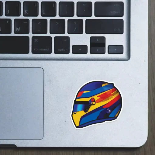 Fernando Alonso Helmet - Sticker - Dot Badges