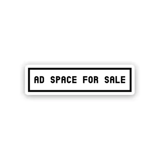 Ad Space For Sale - Laptop Sticker - Dot Badges