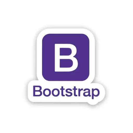 Bootstrap - Laptop Sticker - Dot Badges