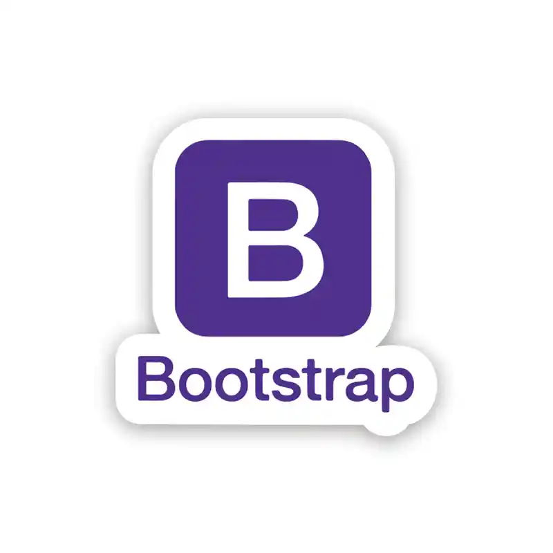 Bootstrap - Laptop Sticker - Dot Badges