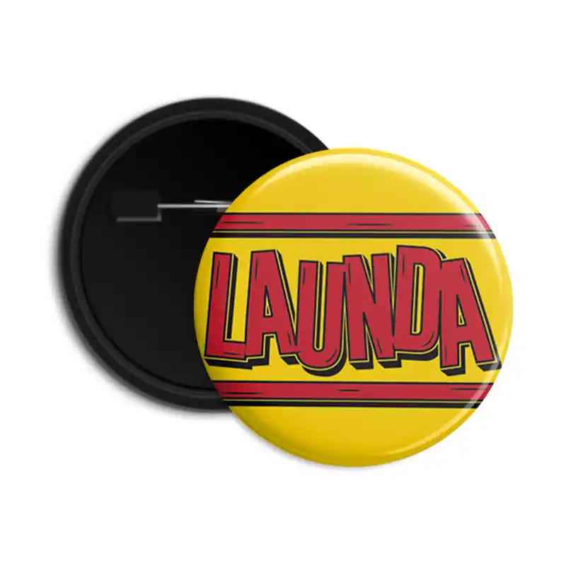 Launda - Pin-back Button Badge - Dot Badges
