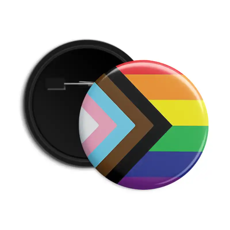 Modern Pride - Pin-back Button Badge - Dot Badges