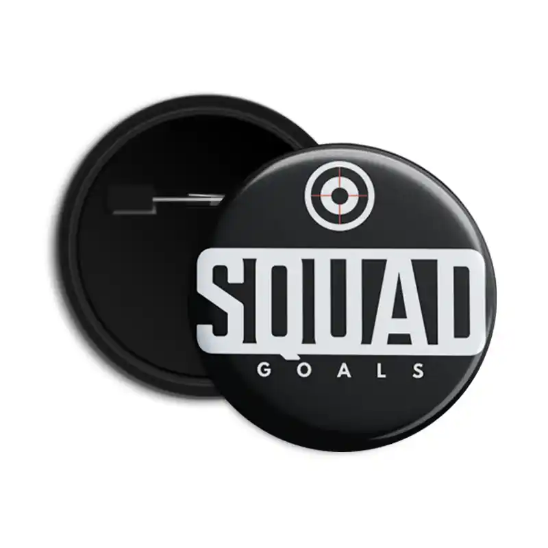 Squad Goals - Pin-back Button Badge - Dot Badges