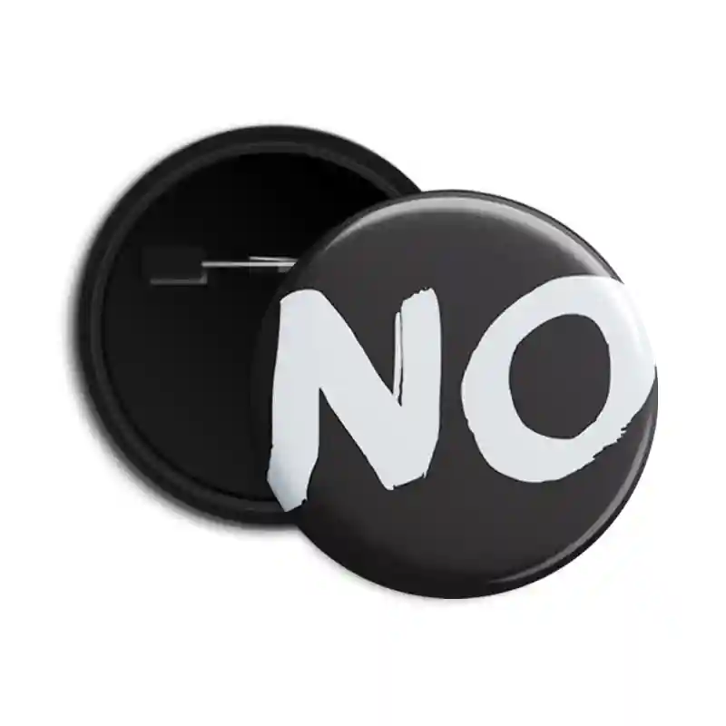NO - Pin-back Button Badge - Dot Badges