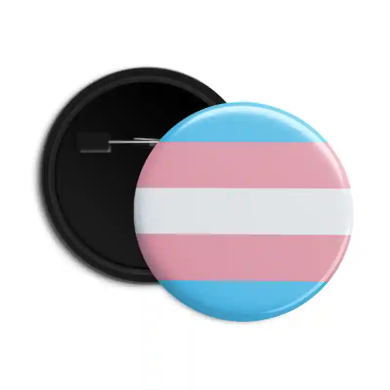 Transgender Pride - Pin-back Button Badge - Dot Badges