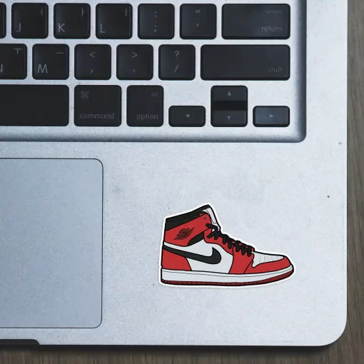 Sneaker Head- Laptop Sticker - Dot Badges