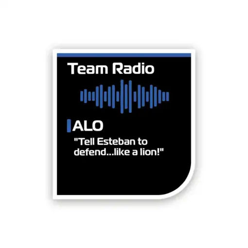 Team Radio - Alonso - Dot Badges