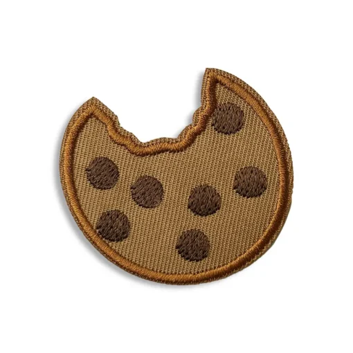 Cookie - Embroidered Iron-On Patch - Dot Badges