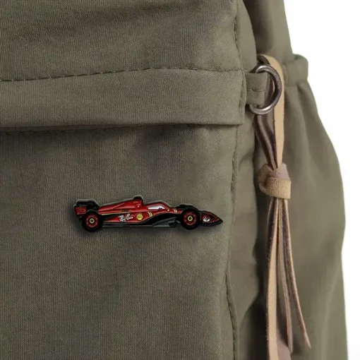 Red Car - Brooch Enamel Pin - Dot Badges