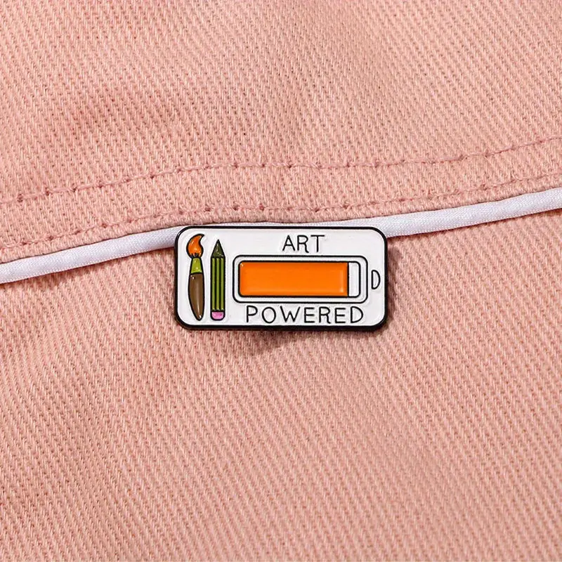 Art Powered - Brooch Enamel Pin - Dot Badges