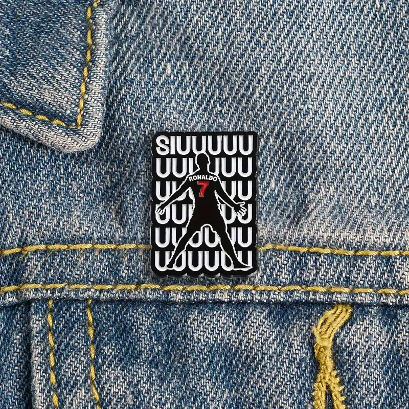 SIU CR7 - Brooch Enamel Pin - Dot Badges